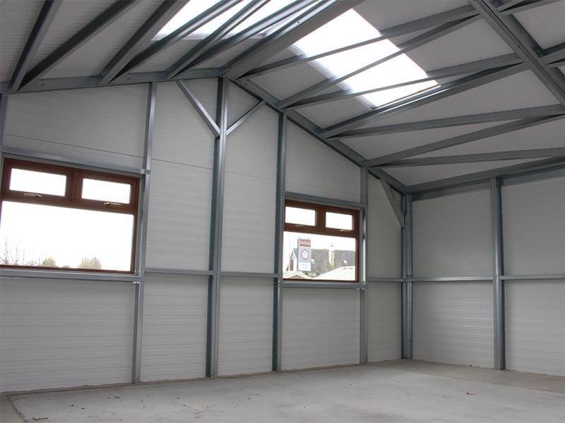 Insulated Steel Maintenance Free Garage | Shanette Superior Space